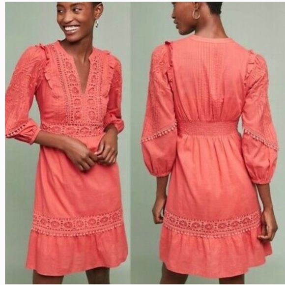 Anthropologie | Dresses | Akemi And Kin Salmon Dress | Poshmark